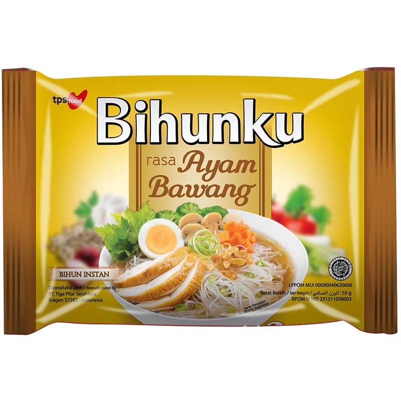 Jual Bihunku Bihun Instan Ayam Bawang 55g 5pcs | Shopee Indonesia