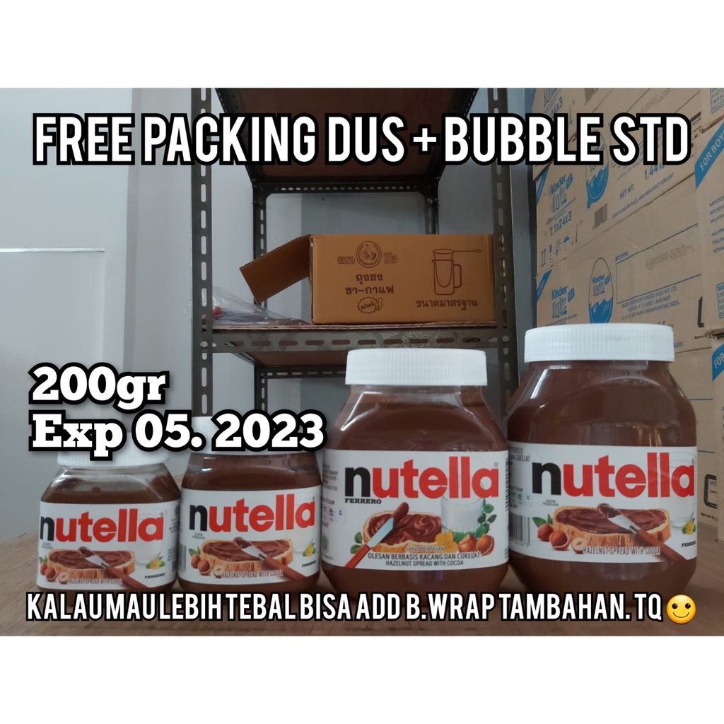 Jual nutella 200gr / nutella spread / nutella spread 200 gr | Shopee ...
