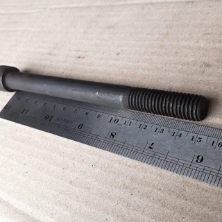 Jual BAUT L M14X150 PANJANG 15CM / BAUT L BAJA M14 X 150 WARNA HITAM ...