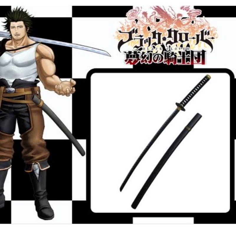 Jual Katana KAYU Yami sukehiro Asta 100cm cosplay | Shopee Indonesia