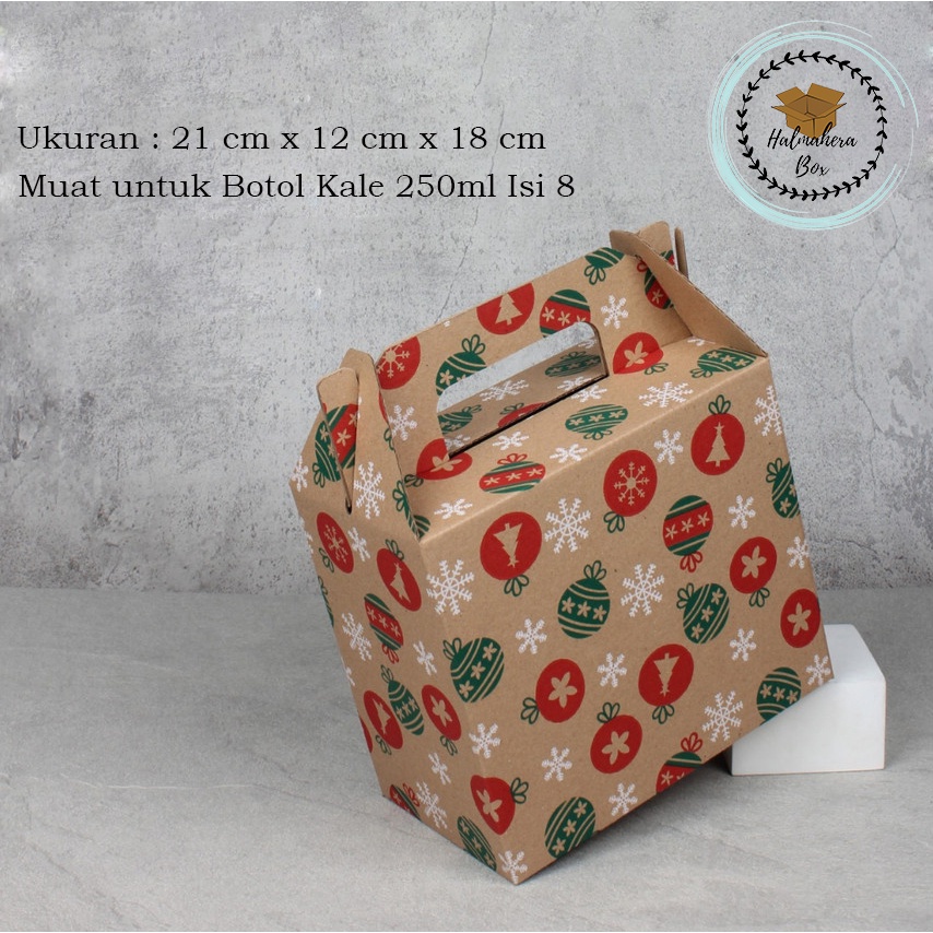 Jual 10Pcs Box Botol Jus Kale 250ml isi 8 Dus Hampers Kemasan Minuman ...