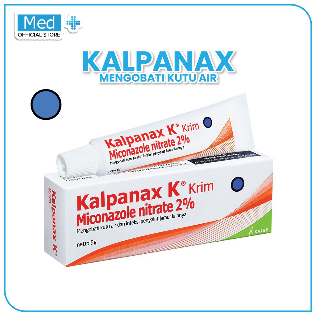 Jual Med+ Kalpanax Krim 5 gram / Kadas / Kurap / Kutu Air / Jamur ...