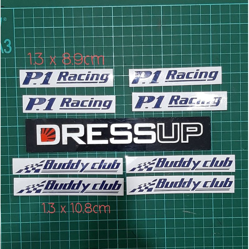 Jual stiker velg buddyclub p-1 racing | Shopee Indonesia