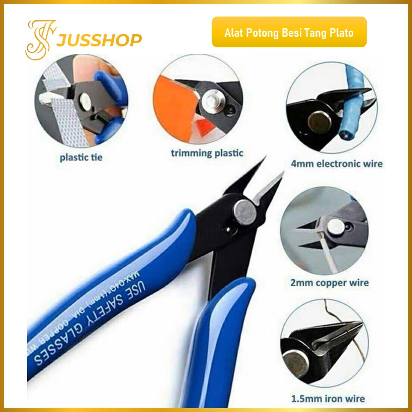 Jual Tang Potong Kawat Kabel Alat Tang Plato Wire Cutter Serbaguna ...