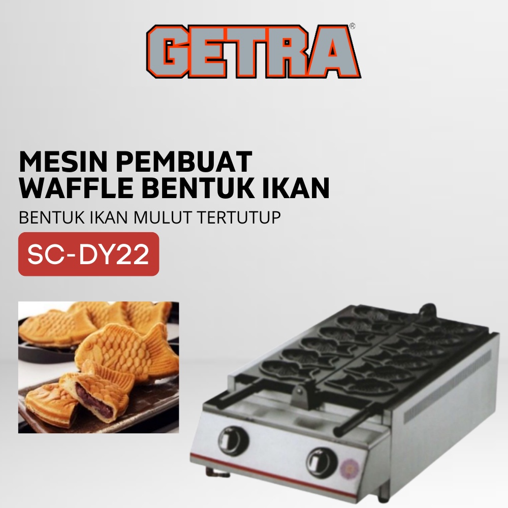 Jual MESIN CETAK WAFFLE IKAN TAIYAKI GETRA SC-DY22 FISH CAKE MACHINE ...