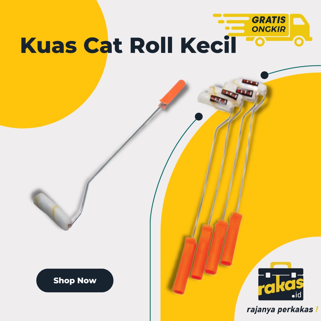 Jual Kuas Roll Kecil / Kuas Rol Kapal Dijamin Murah | Shopee Indonesia