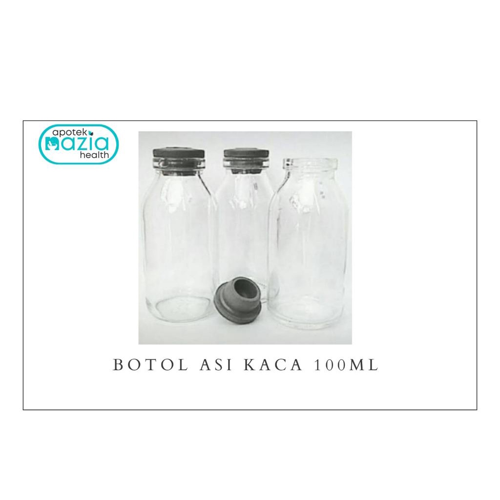 Jual BOTOL ASI KACA 100ML | Shopee Indonesia