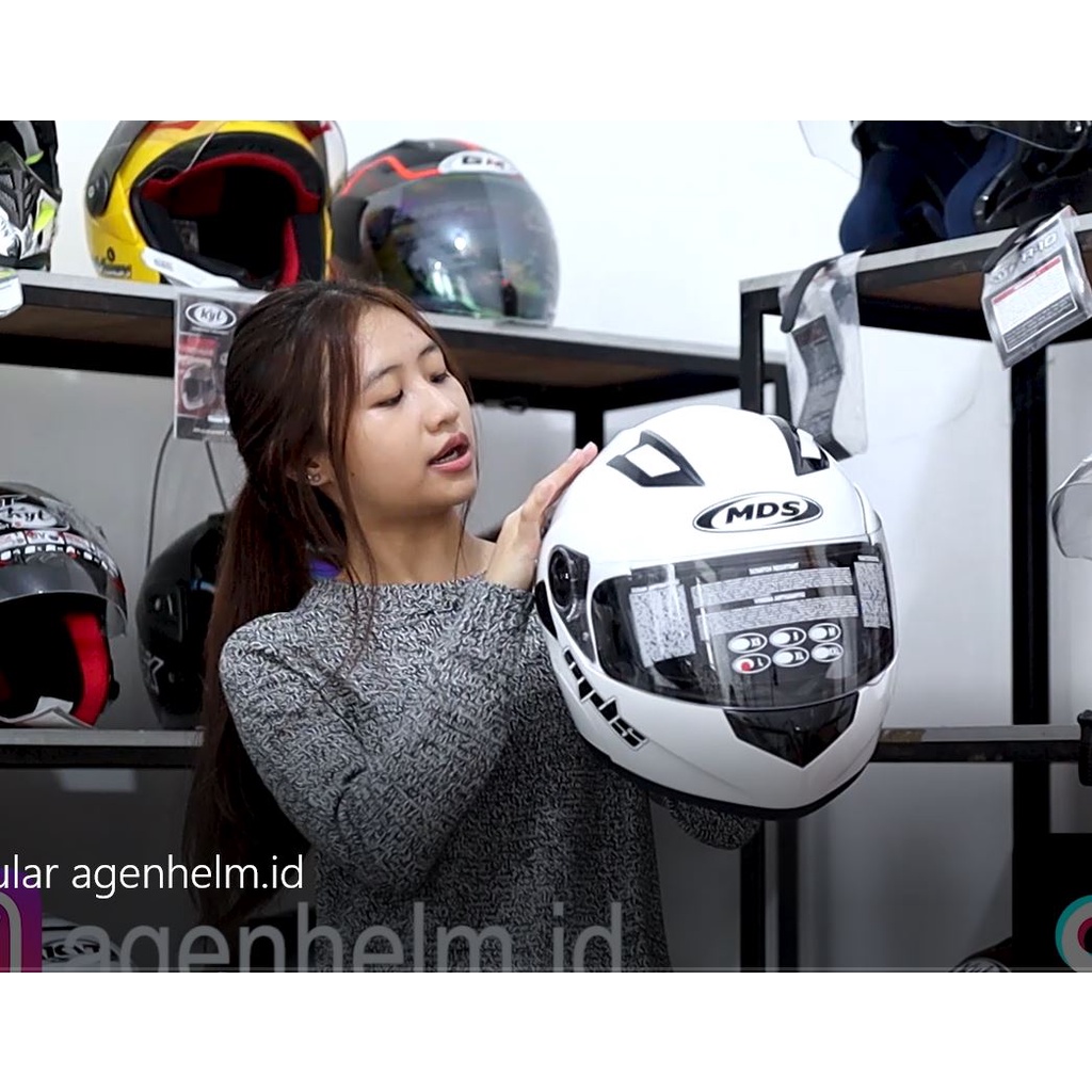 Jual Helm MDS Modular Full Face | Shopee Indonesia