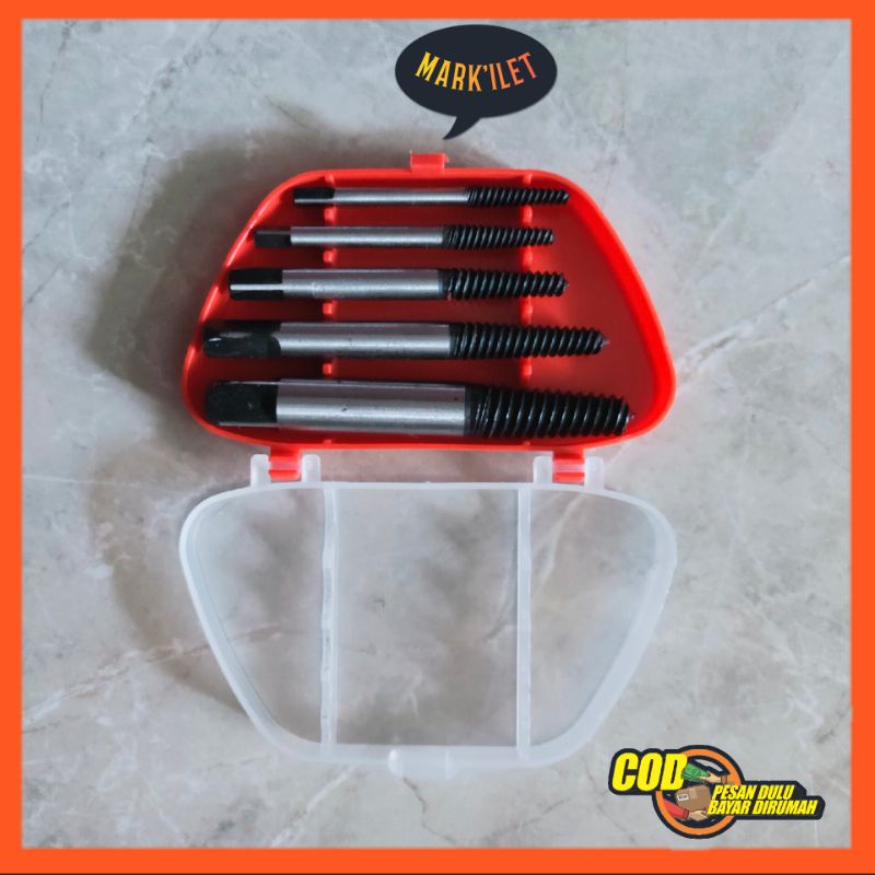 Jual TAP BALIK// SCREW BOLT EXTRACTOR ALAT CABUT BAUT PATAH/ALAT CABUT ...