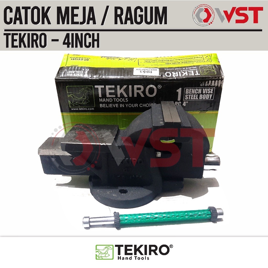 Jual Tekiro Catok Meja 4inch - Ragum 4" TEKIRO - Bench Vise 4 Inch ...