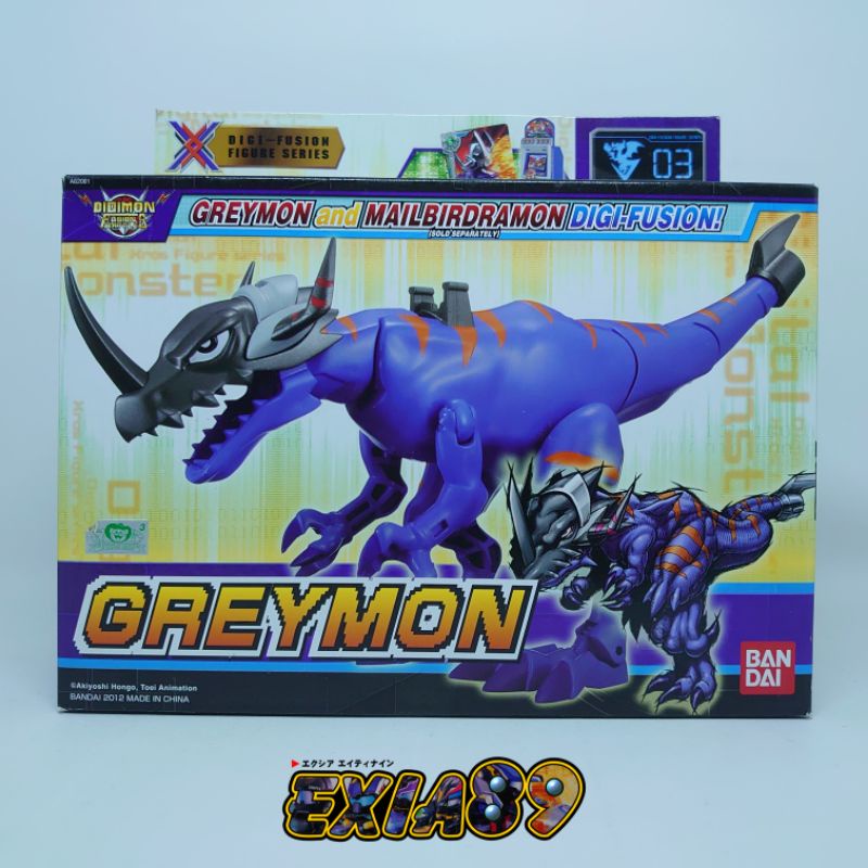 Jual Digimon Xros Wars Digi Fusion 03 - Greymon Bandai | Shopee Indonesia