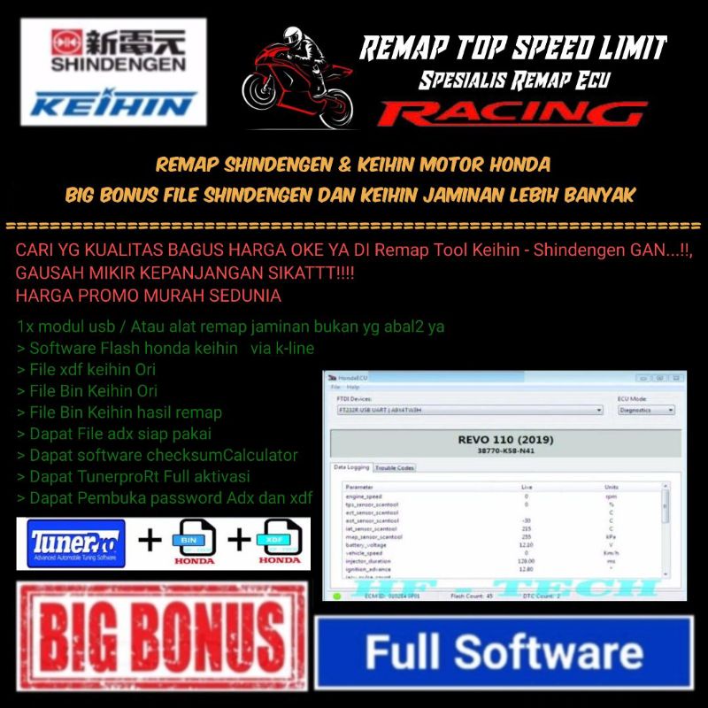 Jual Alat Remap ECU Keihin big bonus | Shopee Indonesia