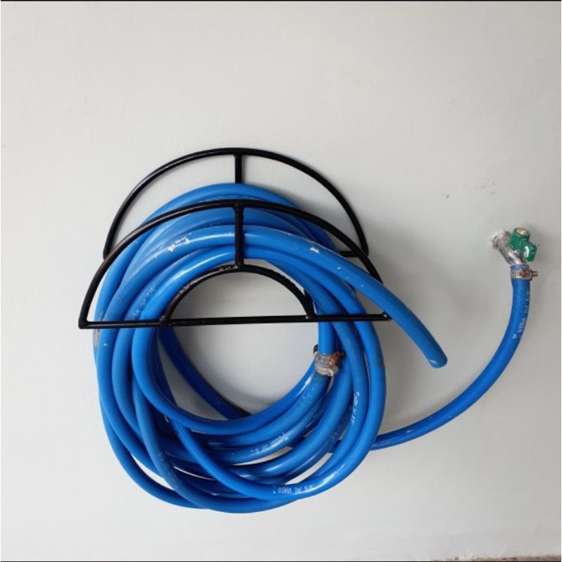 Jual Tempat selang Gantungan selang air minimalis - Putih, besi 6 dan 8 ...