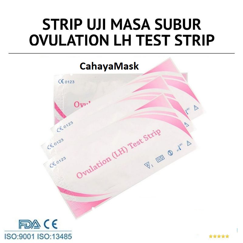Jual Test Pack Alat Tes Kesuburan/Tes Masa Subur/Ovulation LH Strip ...