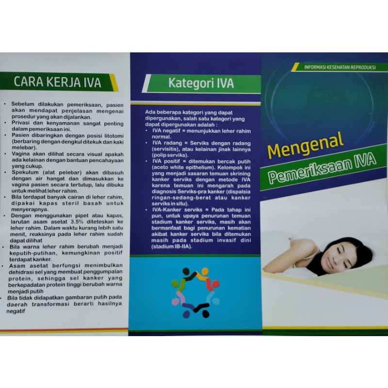 Jual Leaflet Mengenal Pemerikasaan Iva | Shopee Indonesia