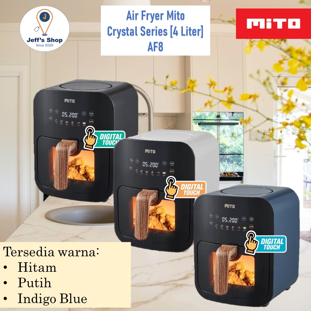 Jual Mito Air Fryer Crystal Series [4 Liter] AF8 / AF 8 | Shopee Indonesia