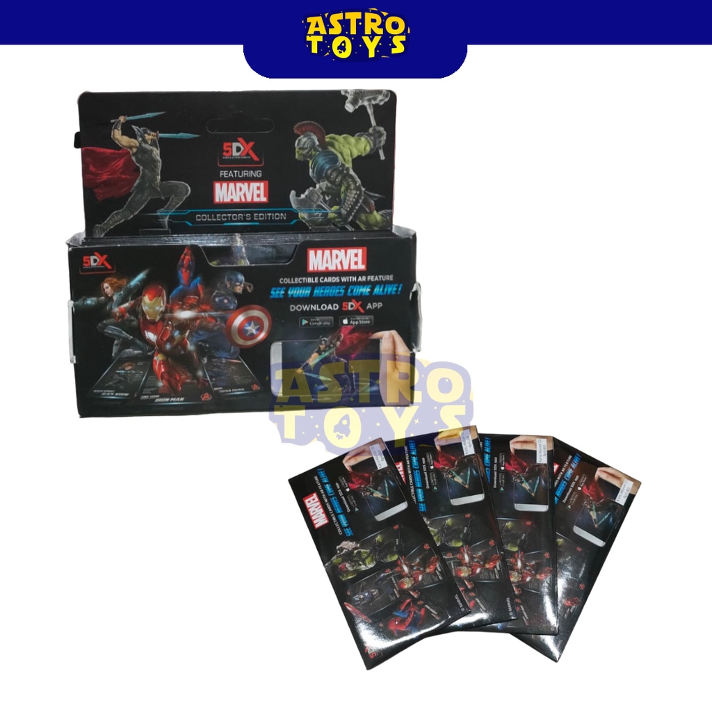 Jual Mainan Kartu Avengers Marvel 5D Augmented Reality Original ...