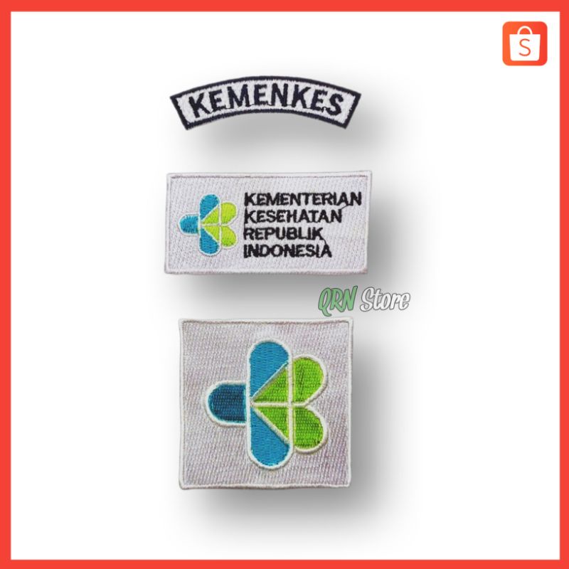 Jual Bet Badge Kemenkes Kementerian Kesehatan RI - Full Bordir | Shopee ...