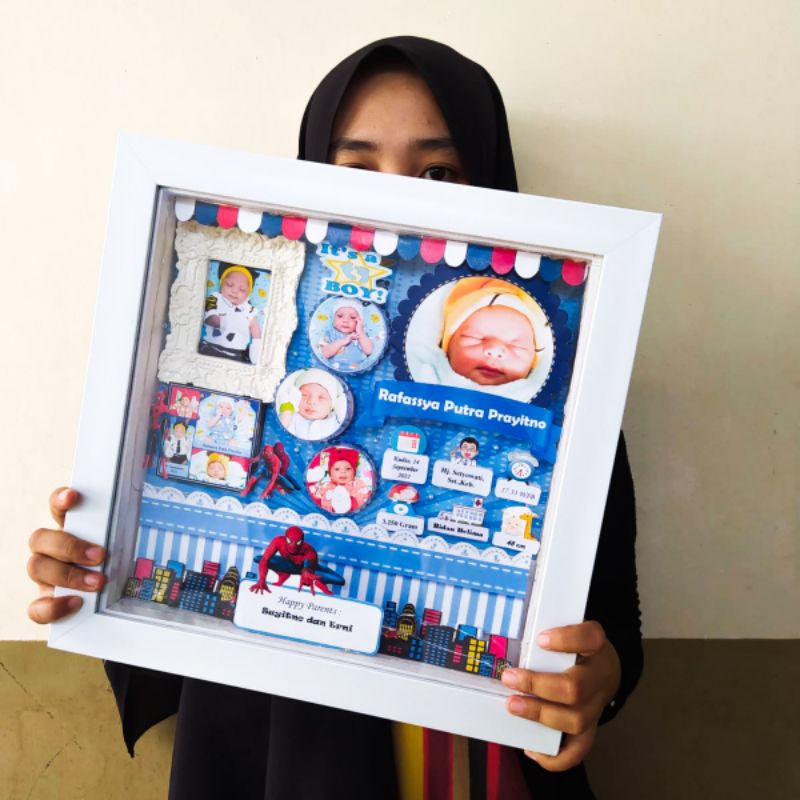 Jual Tambahan aksesoris baby frame (jam/ mini buket bunga/ resin ...