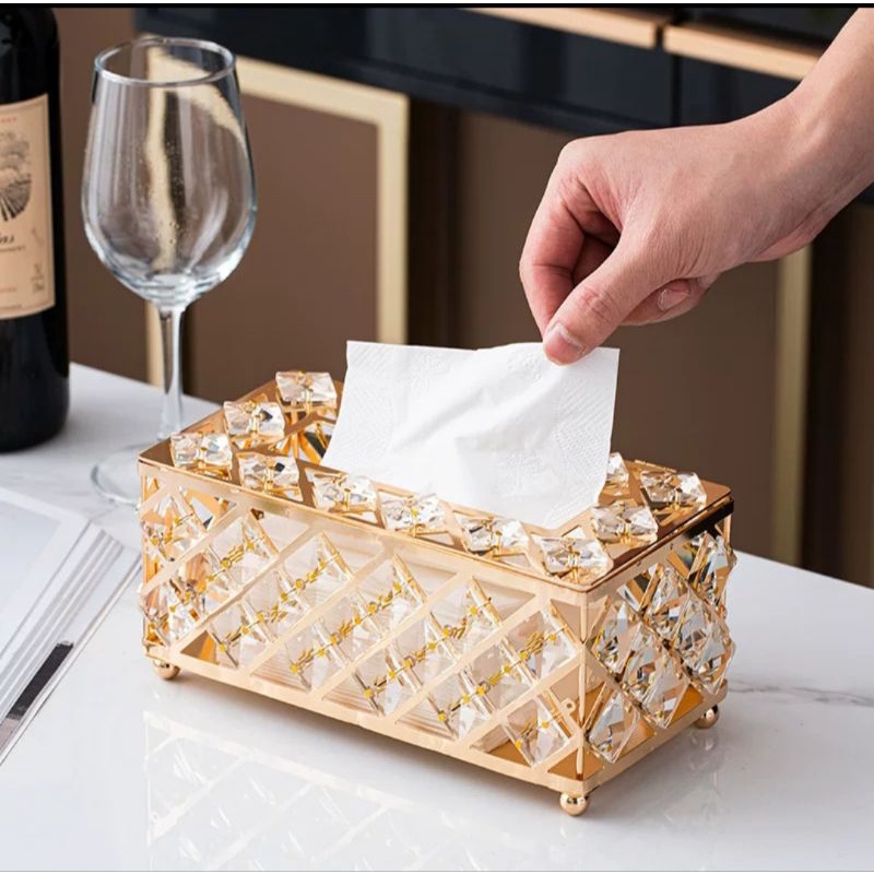 Jual KOTAK TISU KRISTAL NEW MODEL | NEW CRYSTAL TISSUE BOX | KOTAK TISU ...