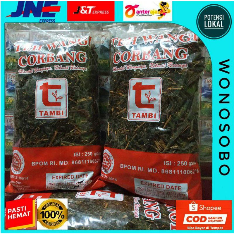 Jual Teh Corbang Wangi | 250gr | TEH TAMBI WONOSOBO | Teh Tubruk ...