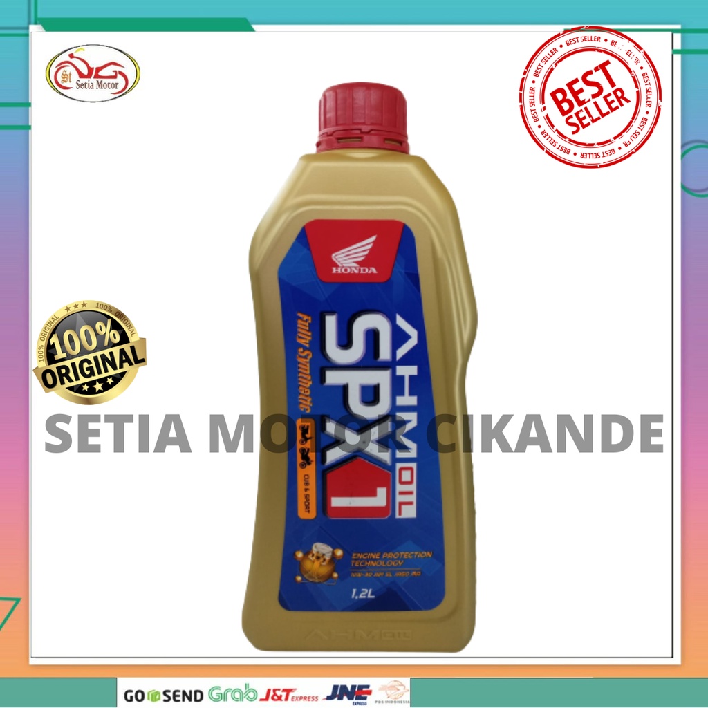 Jual Oli Motor Honda AHM Oil SPX1 10W 30 SI 1200 ml | Shopee Indonesia