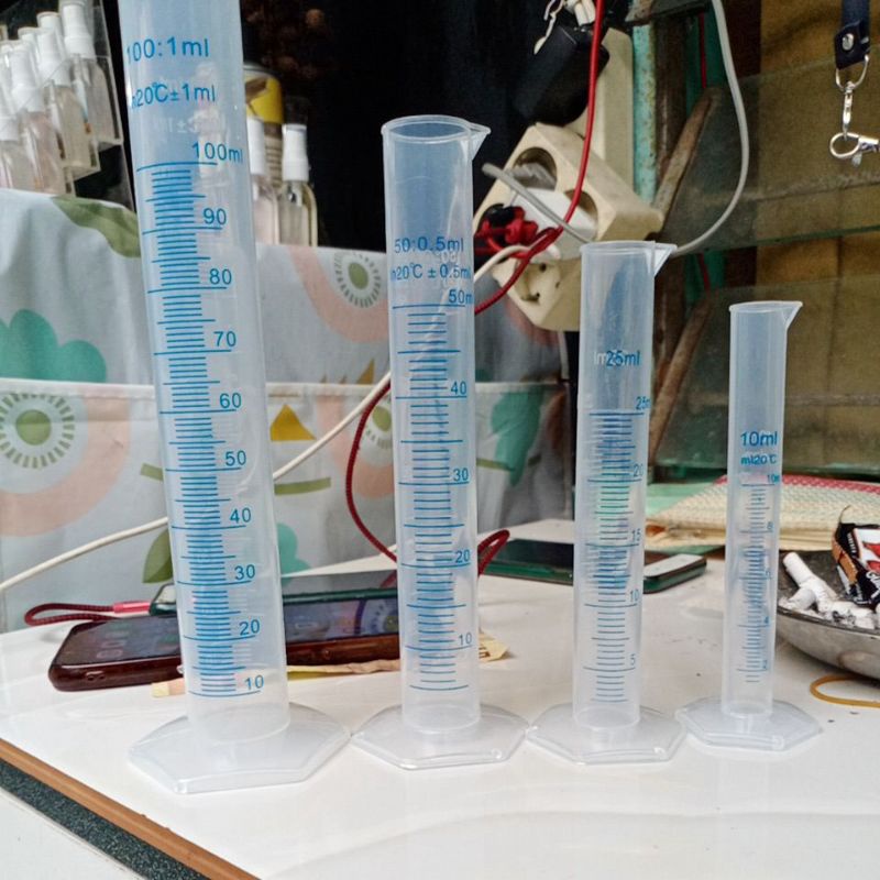 Jual TABUNG UKUR PANJANG 10ML , 25ML ,50ML , 100ML | Shopee Indonesia