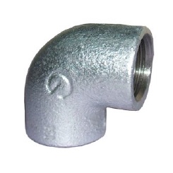 Jual Elbow Galvanized Knee Galvanis Besi 1/2 90 deg Drat BSPT G Brand ...