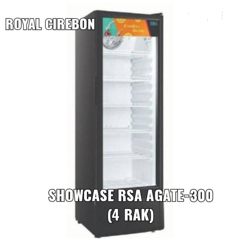 Jual Showcase RSA AGATE-300 liter 4 RAK (untuk wilayah kota cirebon ...