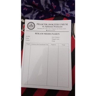 Jual Cetak Custom Kartu Rekam Medis Ukuran 21cm x 15cm | Shopee Indonesia