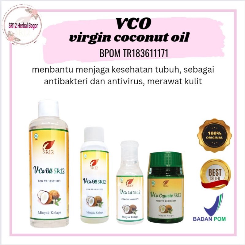 Jual VCO virgin coconut oil original bpom minyak kelapa asli suplemen ...