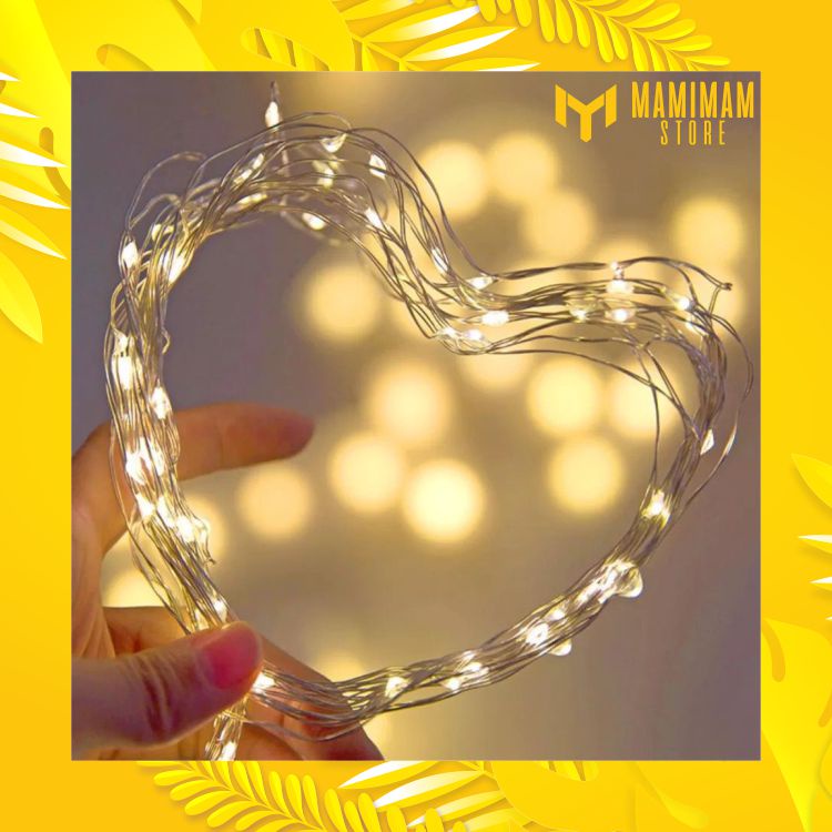 Jual Lampu LED Kawat Warm Lampu Hias LED Baterai Lampu Tumblr Buket ...