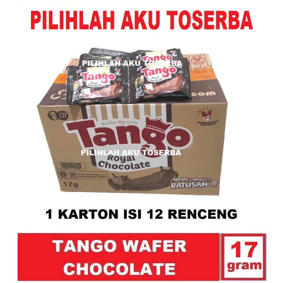 Jual Tango Wafer ROYAL CHOCOLATE RENCENG - (HARGA 1 KARTON ISI 12 ...