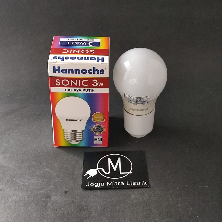 Jual LAMPU LED HANNOCHS SONIC 3 WATT - PUTIH/KUNING | Shopee Indonesia