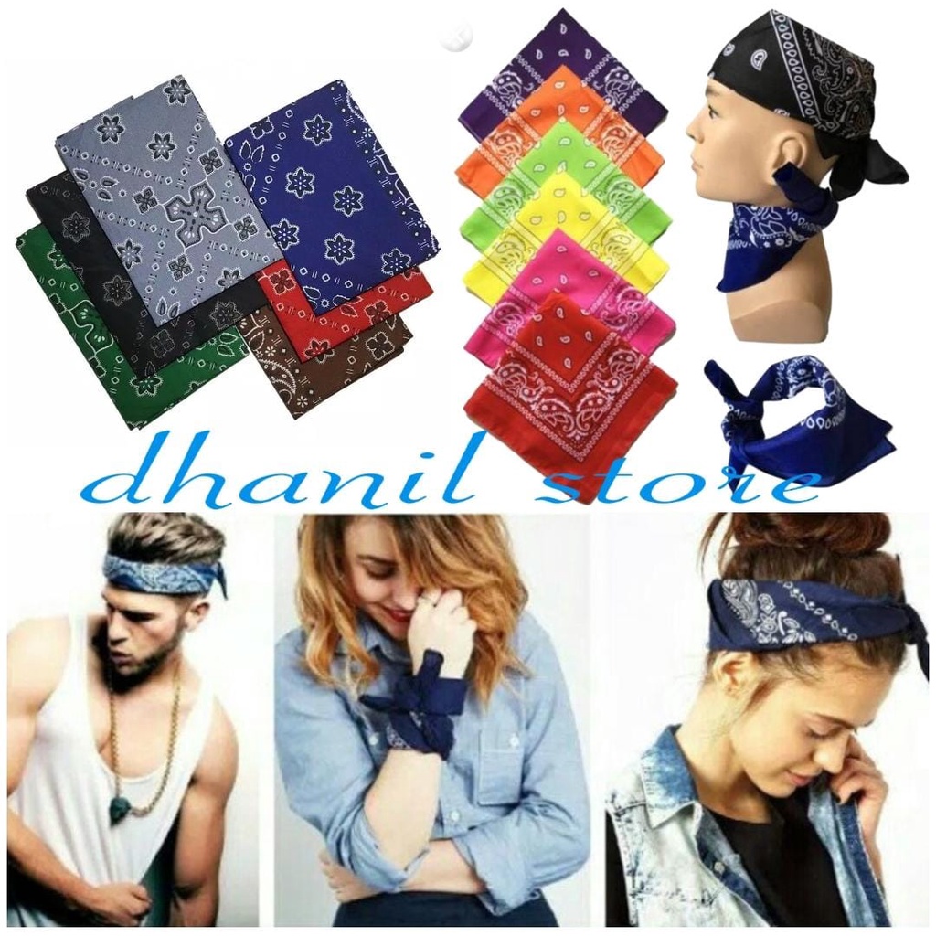 Jual Slayer Bandana Multifungsi Bahan Kain Segi Empat Motif Batik ...