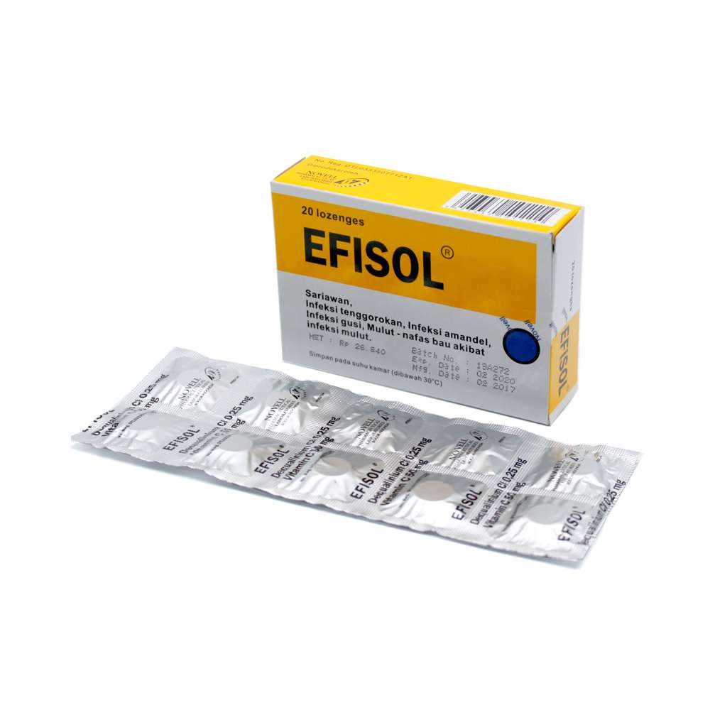 Jual Efisol C Lozenges 1 strip 10 tablet | Shopee Indonesia