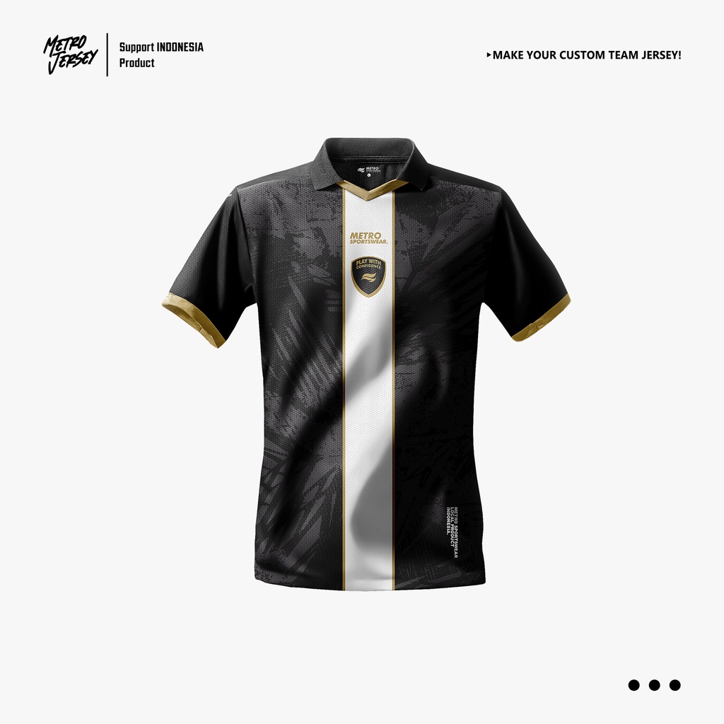 Jual Jersey Casual Black Series Full Printing | Shopee Indonesia
