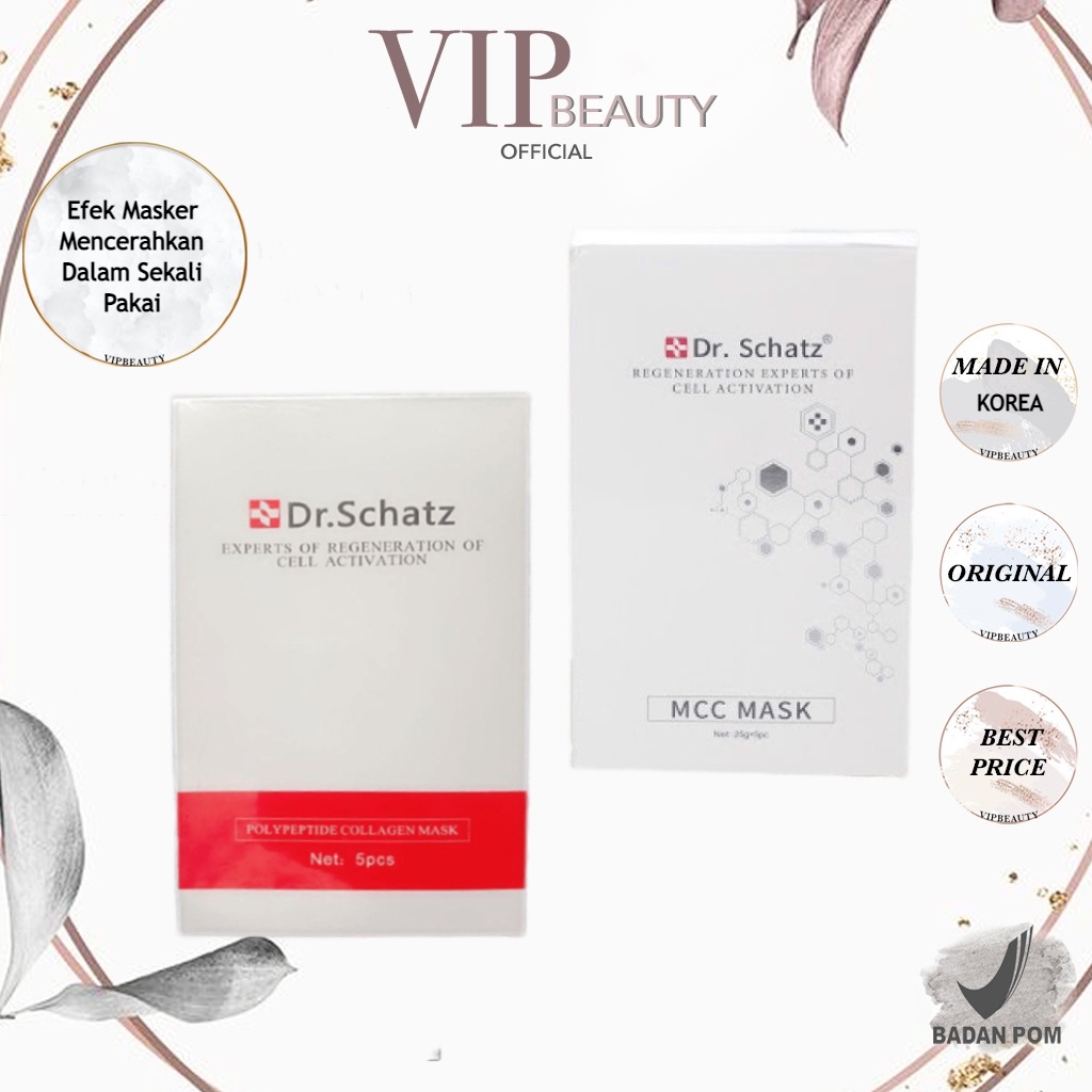 Jual DR SCHATZ MCC Mask | Polypeptide Collagen Mask | Stem Cell Mask 1EA / Box | Shopee Indonesia