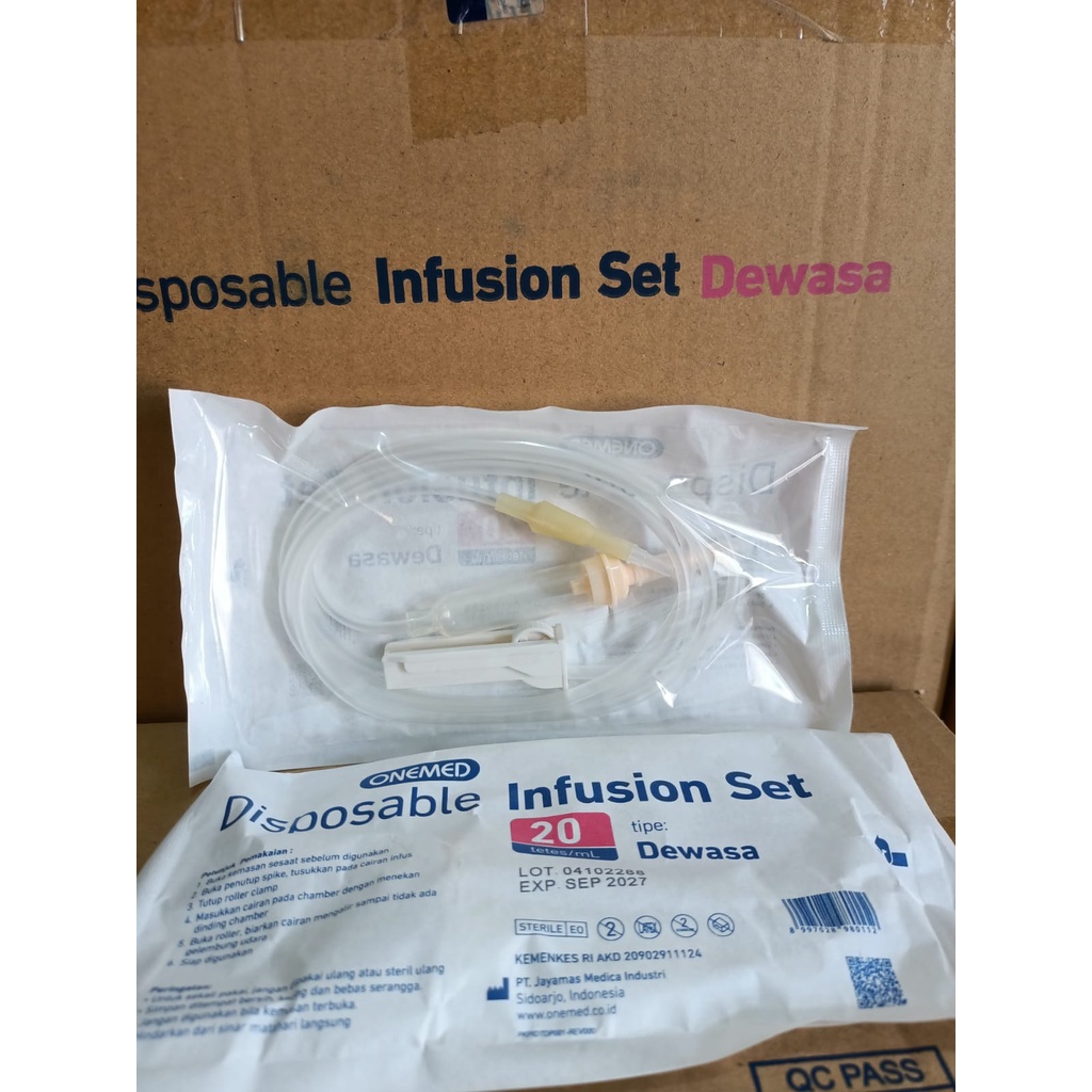 Jual InfuSet Dewasa Onemed Ecer | Shopee Indonesia