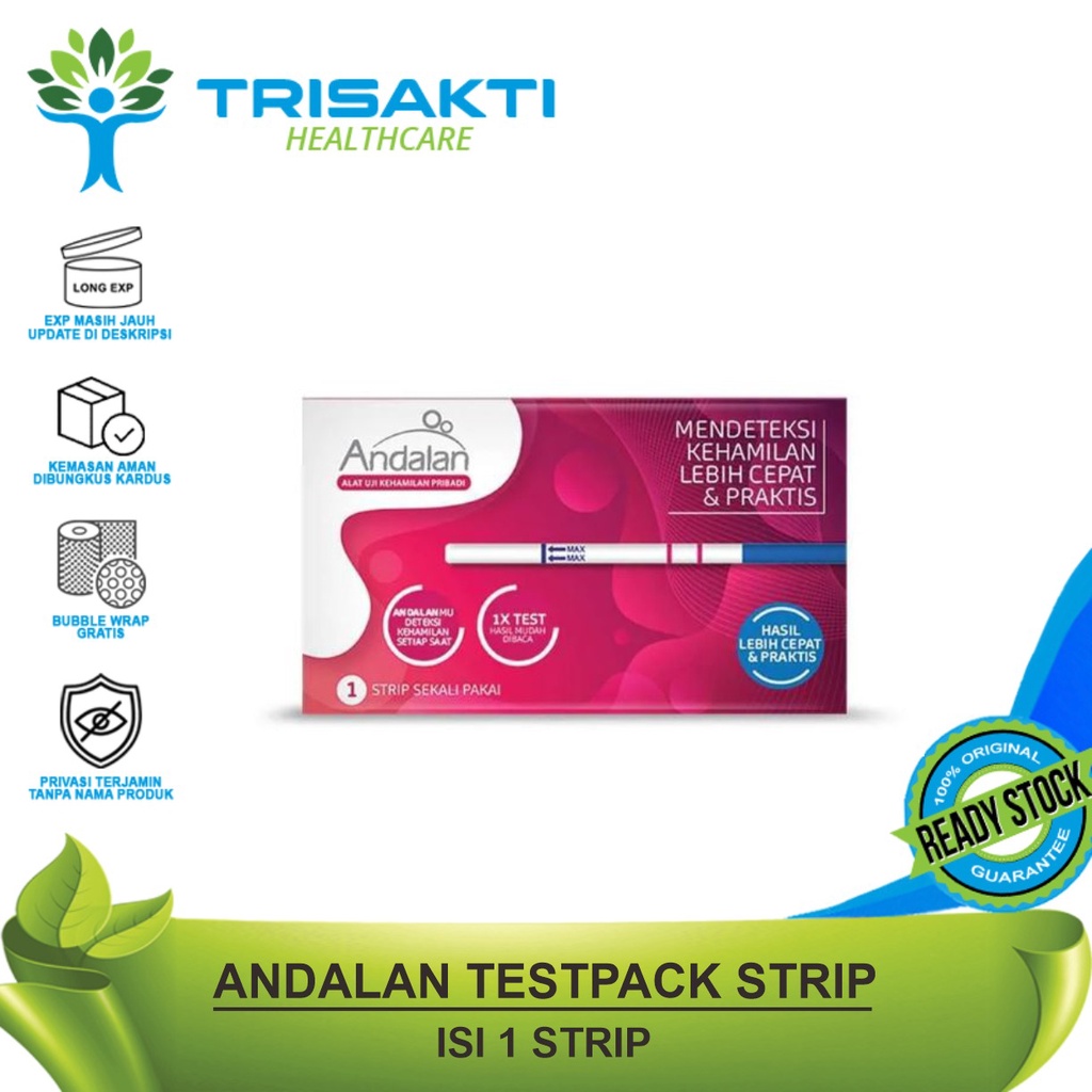 Jual Andalan Testpack Strip Alat Uji Kehamilan | Shopee Indonesia
