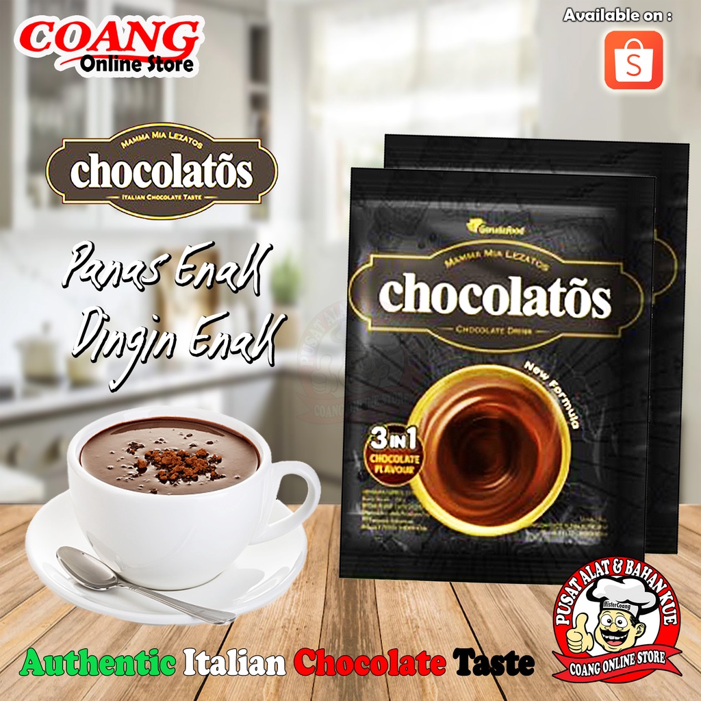 Jual Gerry Chocolatos 25 gr - coklat bubuk cita rasa asli italia ...