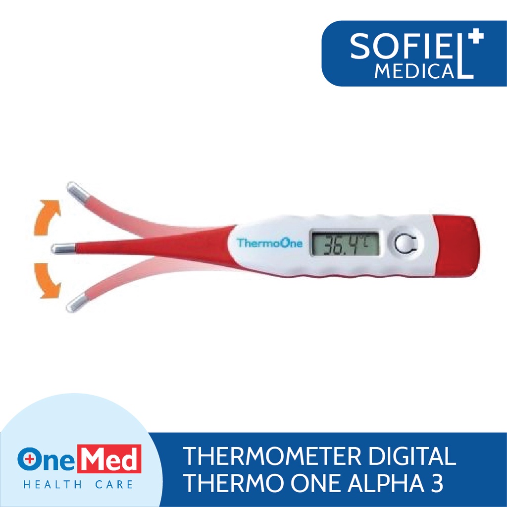 Jual Thermometer Digital Thermo One Alpha 3 / Termometer Elastis ...