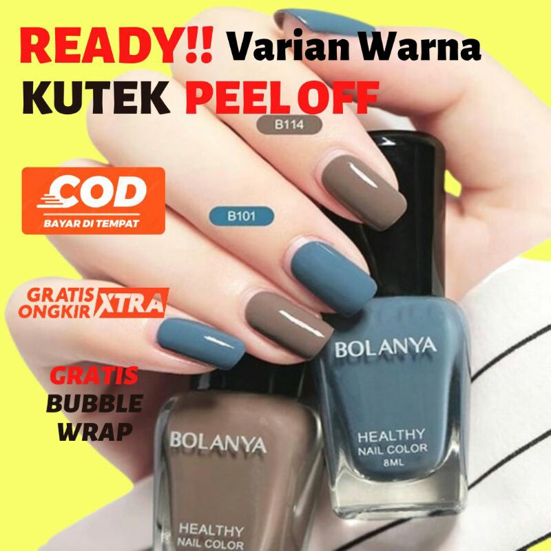 Jual Kutek Kuteks Kutex Kotek Cutek Cat Kuku Bolanya Geel Gel Jel Jelly ...