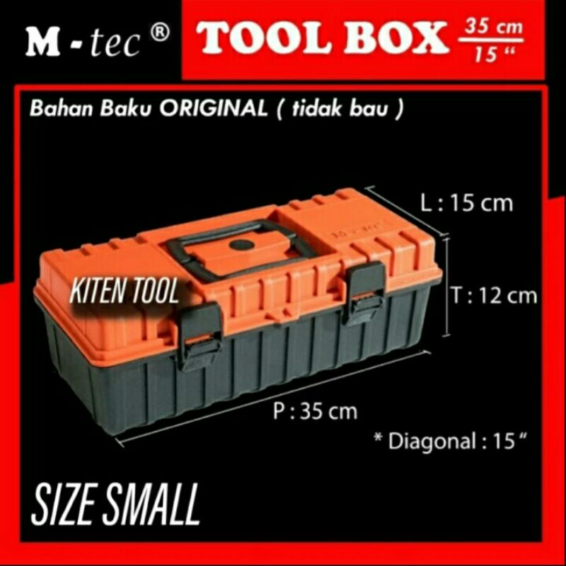 Jual Tool Box M-TEC Size Small Kotak Multifungsi Kotak Alat Kotak ...