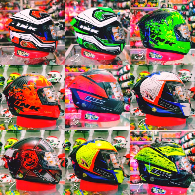 Jual HELM INK GP RACE & CL MAX 100% ORIGINAL INK | Shopee Indonesia