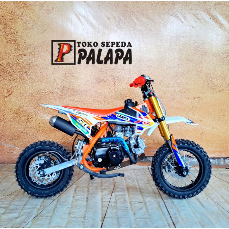 Jual Sepeda Motor Bensin Mini Trail Matic LENKA MXGP 50 50cc Electric ...