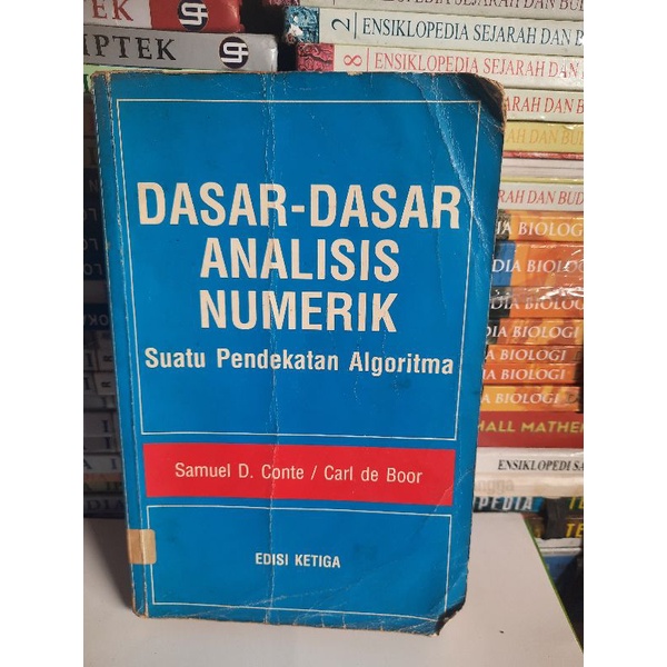 Jual buku dasar-dasar analisis numerik suatu pendekatan algoritma edisi ketiga oleh Samuel d ...