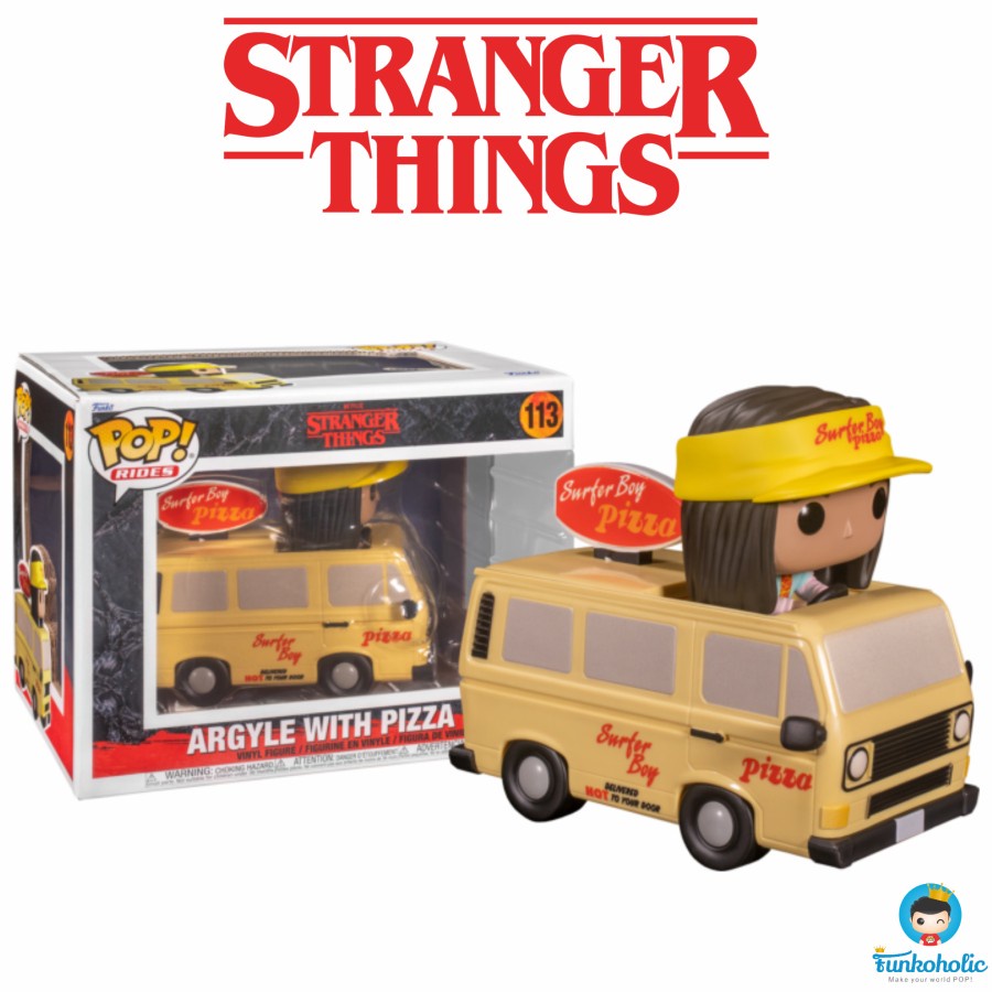 Jual Funko POP! Stranger Things Season 4 Argyle Riding Surfer Boy Pizza ...