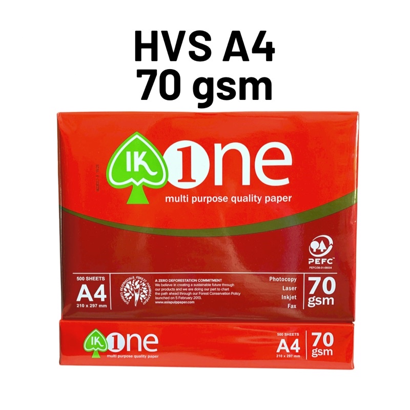 Jual KERTAS HVS A4 A1ONE 70GSM | Shopee Indonesia