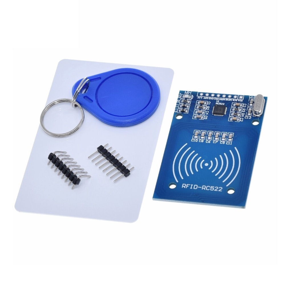 Jual MFRC-522 RFID Reader Writer Module Card Keychain RC522 for Arduino ...
